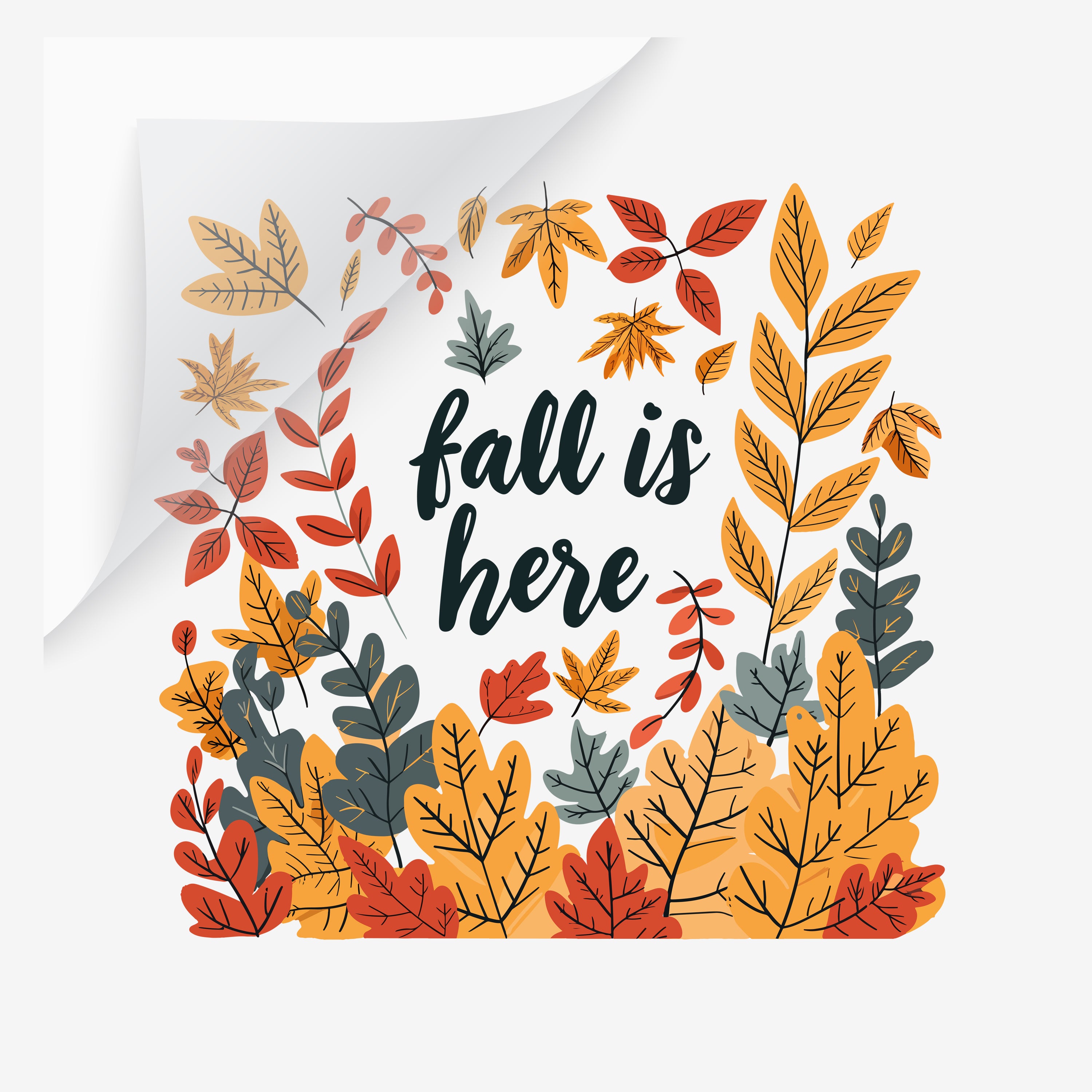 Fall Is Here – Boomerang Prints